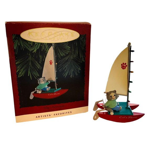 Hallmark | Holiday | Cats Meow Kittys Catamaran Hallmark Keepsake ...
